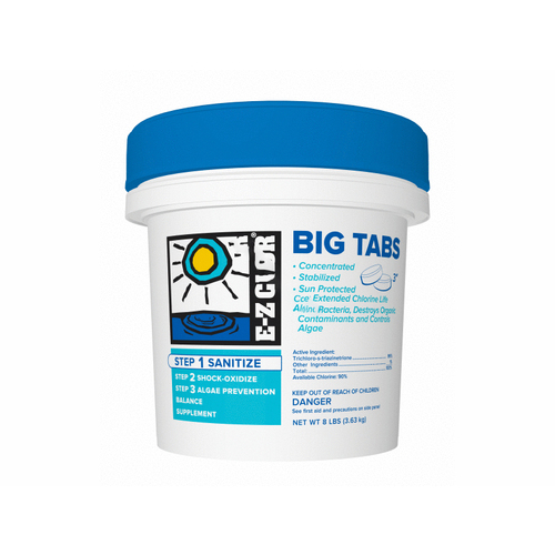 E-Z Clor Unwrapped 3″ Stabilized Chlorine Tabs
